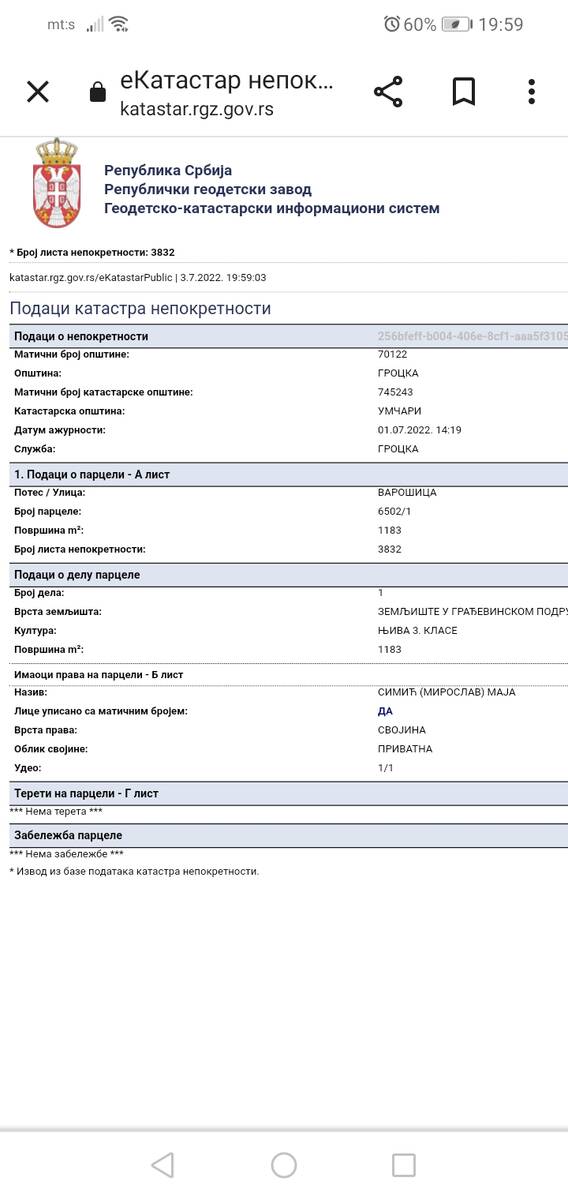 Plac, Beograd, Umcari, prodaja, 1200m2, 33000e, id961828 - Oglasi ...